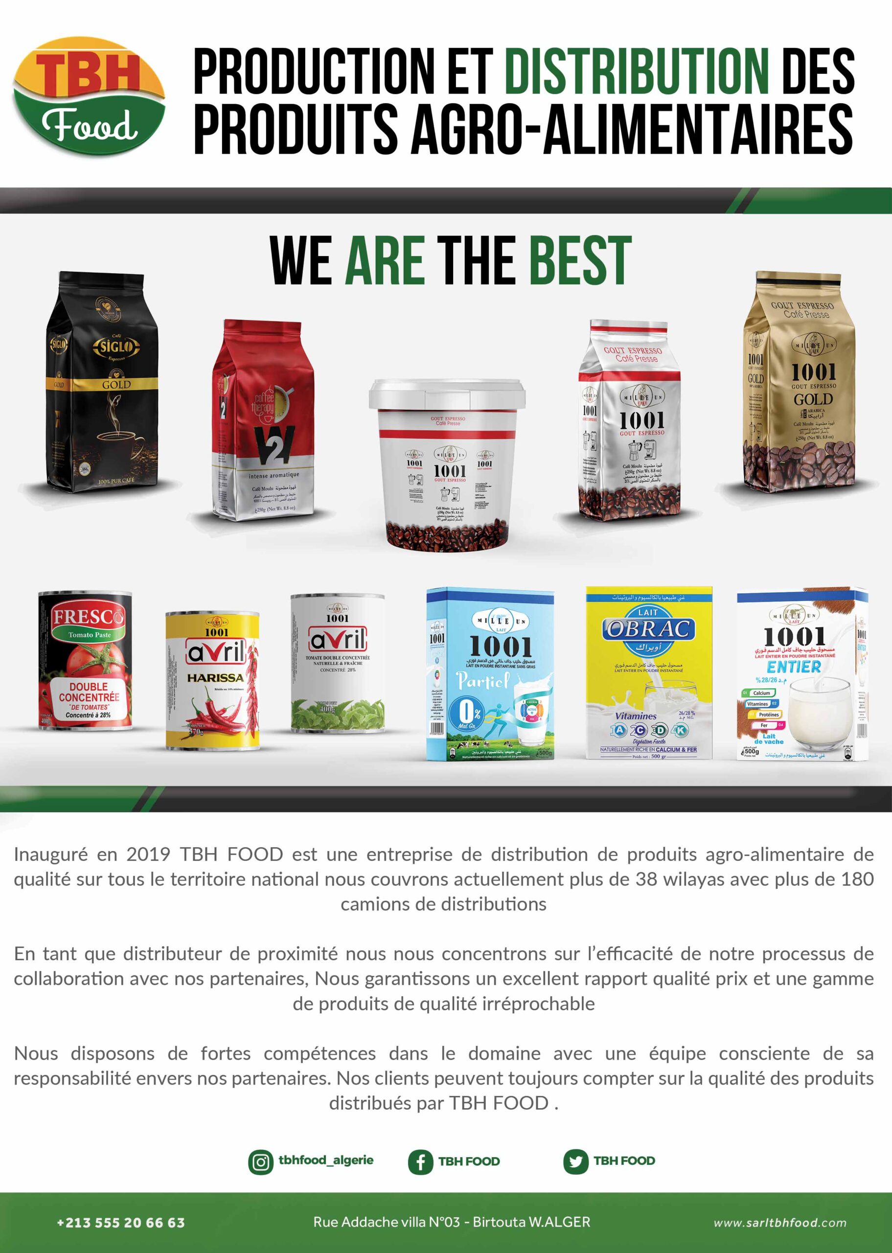 Sarl TBH FOOD - SARL TBHFOOD